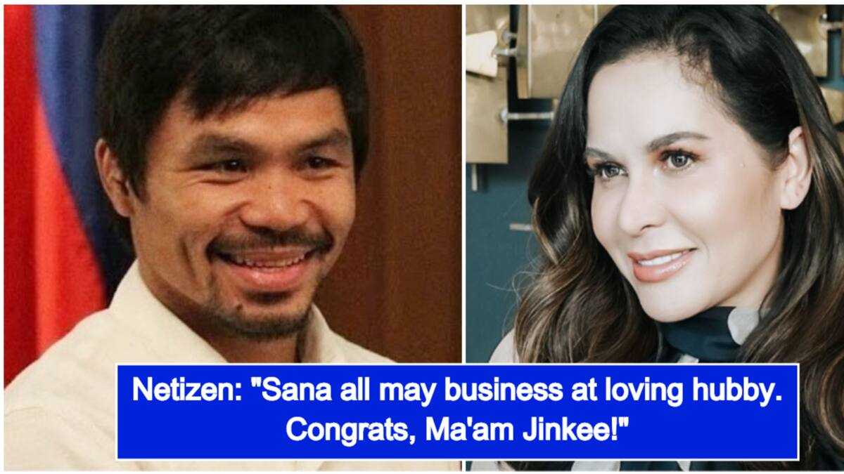 Manny Pacquiao proud of wife Jinkee for starting her own business ...