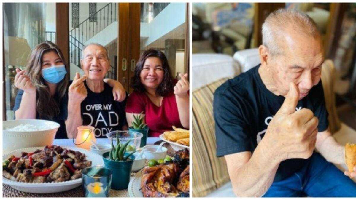 Angel Locsin celebrates blind father’s 94th birthday with simple party ...