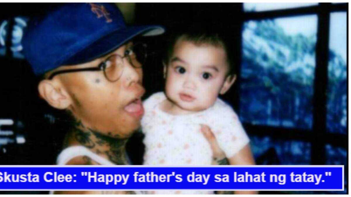 Skusta Clee greets his fellow dads on Father's Day, posts picture with ...