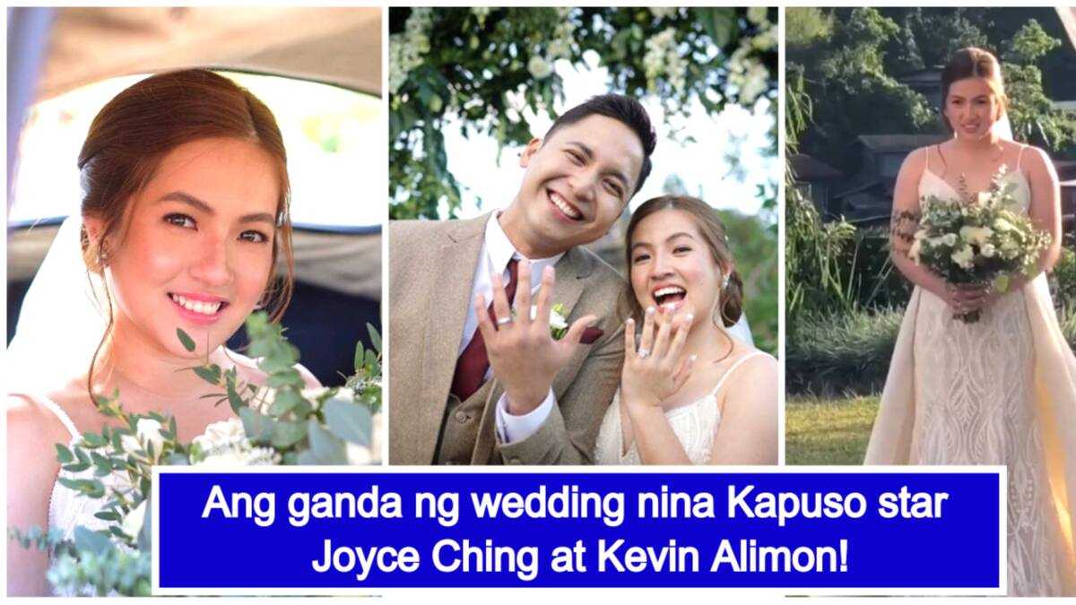 Joyce Ching and Kevin Alimon finally tie the knot - KAMI.COM.PH