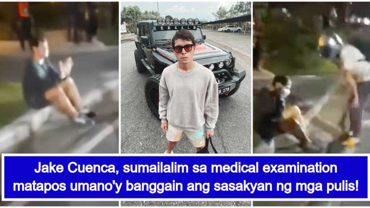 Jake Cuenca, inaresto dahil sa umano'y pagbangga nito sa sasakyan ng ...