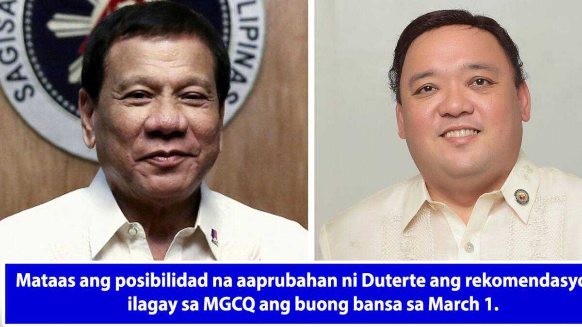 Palace says Duterte may approve recommendation to put entire country ...