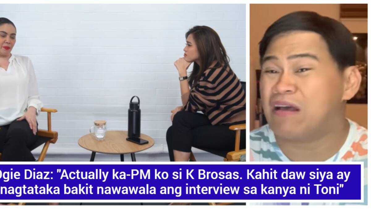 Ogie Diaz, sinabing walang ideya si K Brosas bakit wala na ang interview sa kanya ni Toni G ...