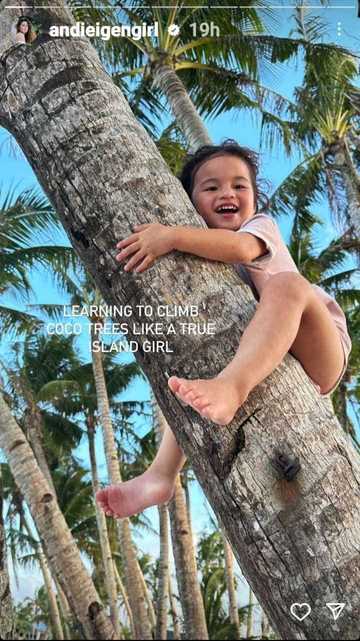 Andi Eigenmann posts glimpse of Lilo climbing coconut tree: “Like a ...