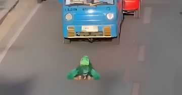 “Snail Man” vlogger sa Cebu na gumapang sa gitna ng traffic, pinapahanap ng otoridad - KAMI.COM.PH