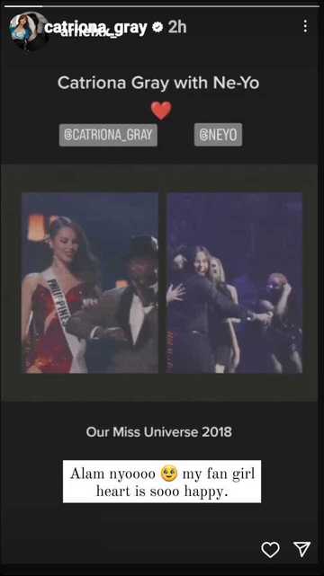 Catriona Gray, Ne-Yo post about their viral reunion at R&B singer’s ...