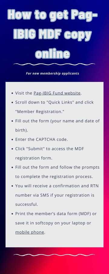 How to find your unprint MDF form of Pag-IBIG: online, tracking number ...