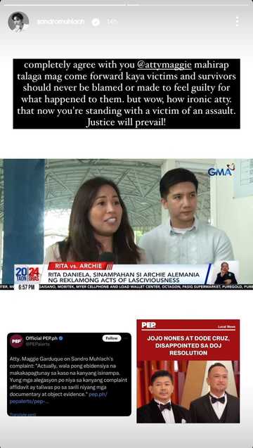 Sandro Muhlach, may matapang na mensahe sa lawyer ni Rita Daniela: "How ...