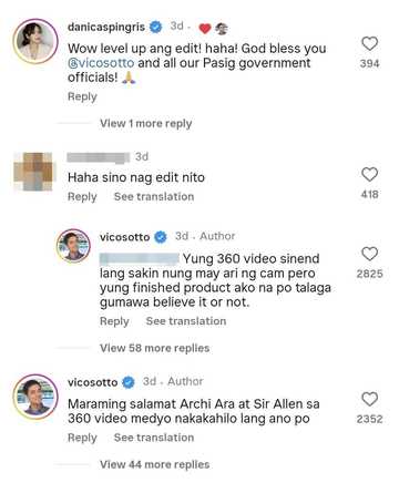 Danica Sotto, napa-'wow' sa in-edit na 360 video ni Vico Sotto mula sa oathtaking niya - KAMI.COM.PH