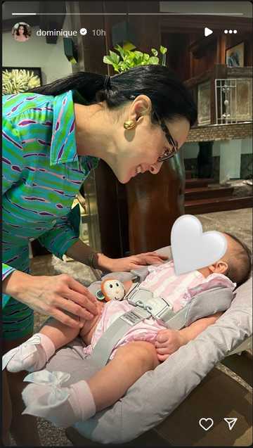 Dominique Cojuangco shares heartwarming photo of her baby with her mom ...