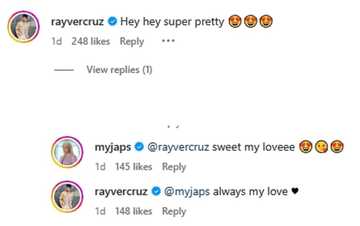 Rayver Cruz, may nakakakilig na komento sa post ni Julie Anne San Jose: "super pretty" - KAMI.COM.PH