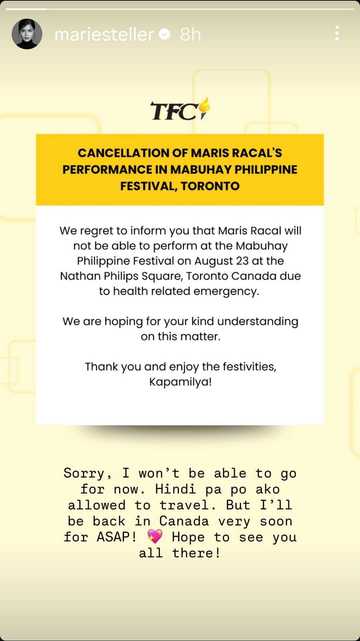Maris Racal issues apology after withdrawing from Canada performance ...