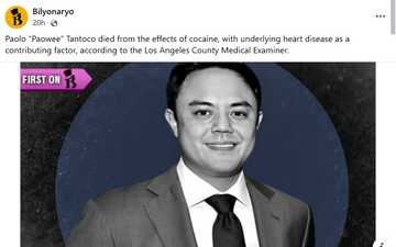 Paolo Tantoco’s death tied to illegal substance use, says LA medical ...