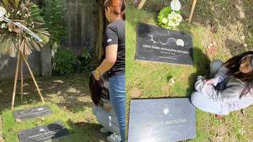 Abegail Rait and daughter visit Francis Magalona’s resting place in ...