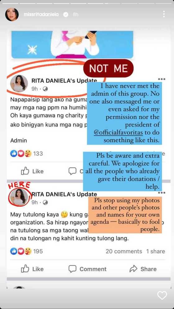 Rita Daniela warns fans; expresses disappointment over fake fan page ...
