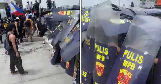 Chaos at SOGO Hotel during Mendiola rally; vault taken, guard injured ...