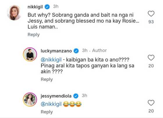 Luis Manzano sa iniwang comment ni Nikki Gil sa 'new family' post niya: "Kaibigan ba kita o ano ...