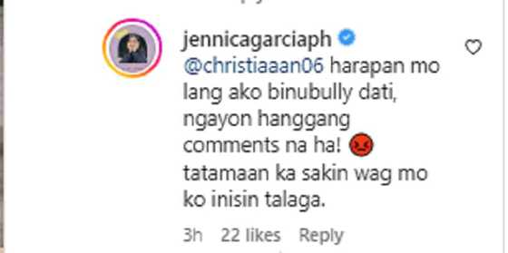 Jennica Garcia at Christian Bables, sweet exchange nila sa socmed ...