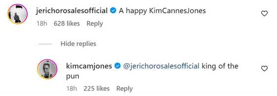 Jericho Rosales, Kim Jones exchange adorable comments on latter's ...