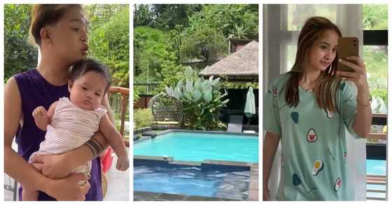 Gena Mago shows epic vacation in private resort with Xander, Baby Xeres ...