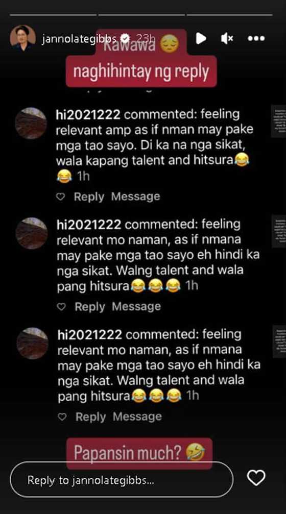 Janno Gibbs, natawa sa basher na naghihintay ng reply: "Kawawa" - KAMI.COM.PH