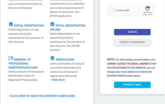 PRC LERIS account login, registration, verification, contact number ...