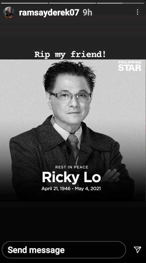 Celebrities mourn death of veteran showbiz writer Ricky Lo - KAMI.COM.PH