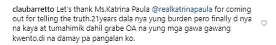 Claudine Barretto, pinasalamatan si Katrina Paula sa pagsasabi ng totoo: "Divine intervention ni ...