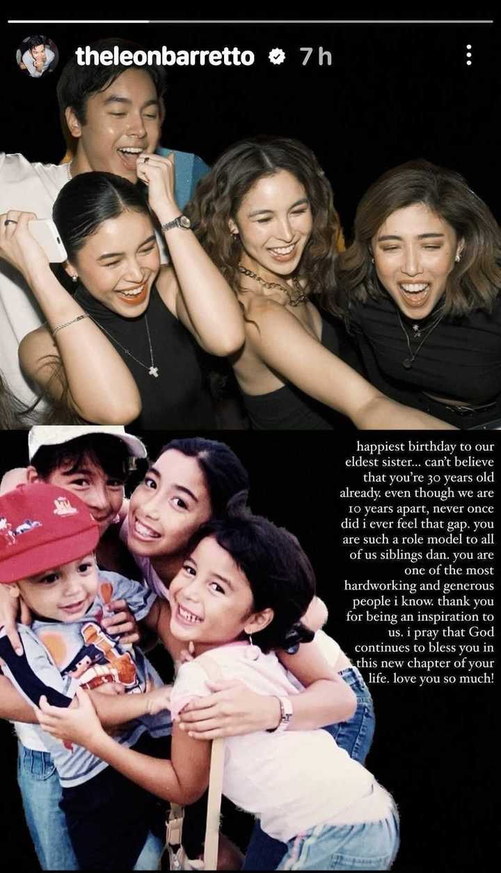 Leon Barretto pens heartfelt birthday message for Dani Barretto - KAMI.COM.PH