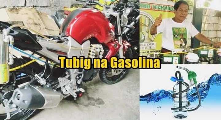 Water gasoline? Filipino inventor successfully runs vehicles with water ...