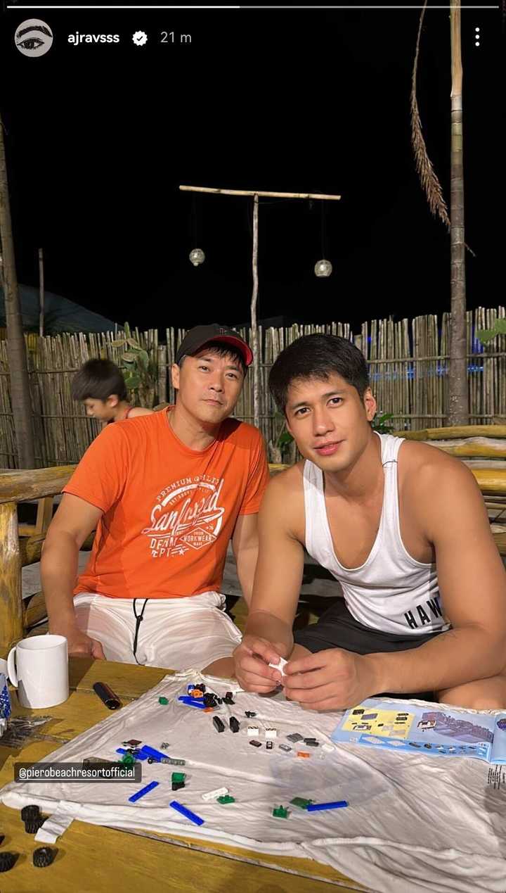 Aljur Abrenica bonds with AJ Raval’s father Jeric Raval - KAMI.COM.PH