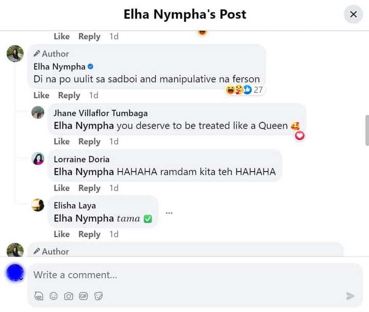 Elha Nympha, panibagong cryptic comment, pinagpipiyestahan ng netizens: "Di na po uulit sa ...