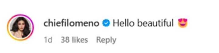 Chie Filomeno reacts to Sarah Lahbati's stunning video: "hello ...