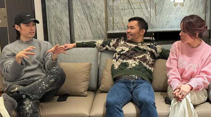 Manny at Jinkee Pacquiao, binahagi ang picture kasama si Vanness Wu ng F4 - KAMI.COM.PH