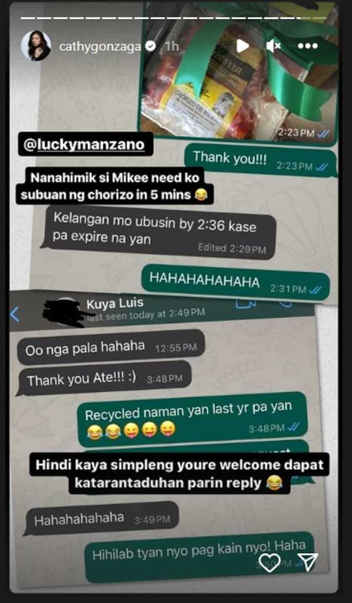 Alex Gonzaga, ipinakita ang nakakalokang convos nila ni Luis Manzano - KAMI.COM.PH