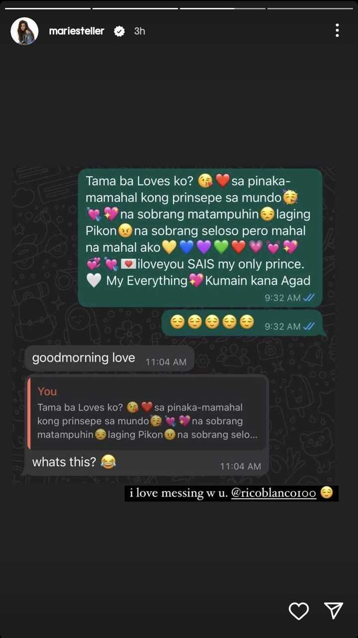 Maris Racal, ipinost ang convo nila ni Rico Blanco; singer, napa-"what ...