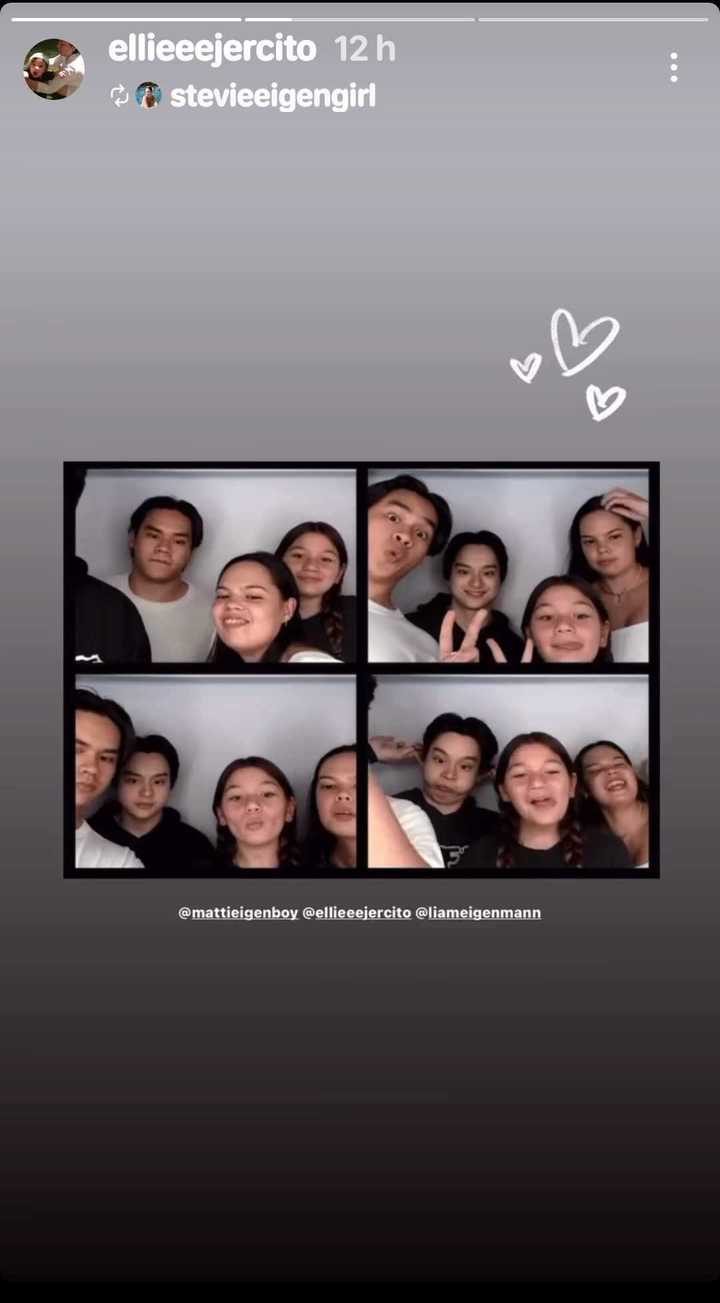 Andi Eigenmann’s daughter Ellie Ejercito reposts snaps of Eigenmann clan’s recent bonding ...