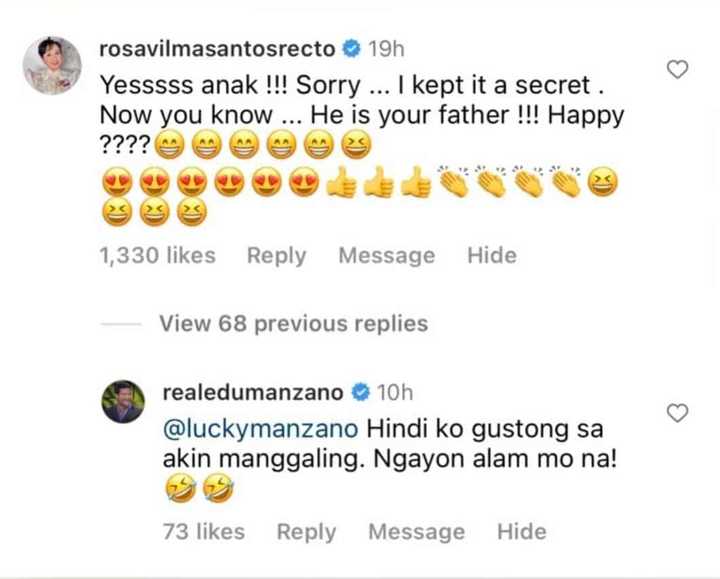 Vilma Santos at Edu Manzano, may kwelang reply sa tanong ni Luis ...