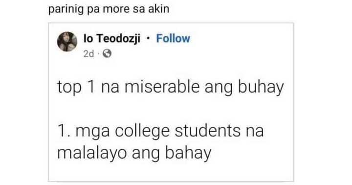 Estudyante, nawindang sa reaksyon ng kanyang mom sa ipinost na meme ...