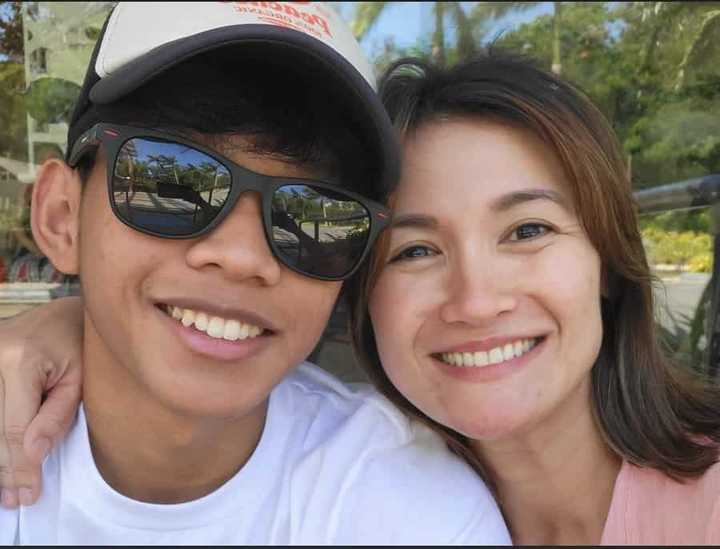Camille Prats, binati ang stepson na si Ice Yambao - KAMI.COM.PH