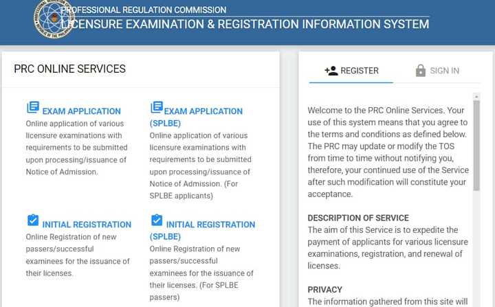 PRC LERIS account login, registration, verification, contact number ...