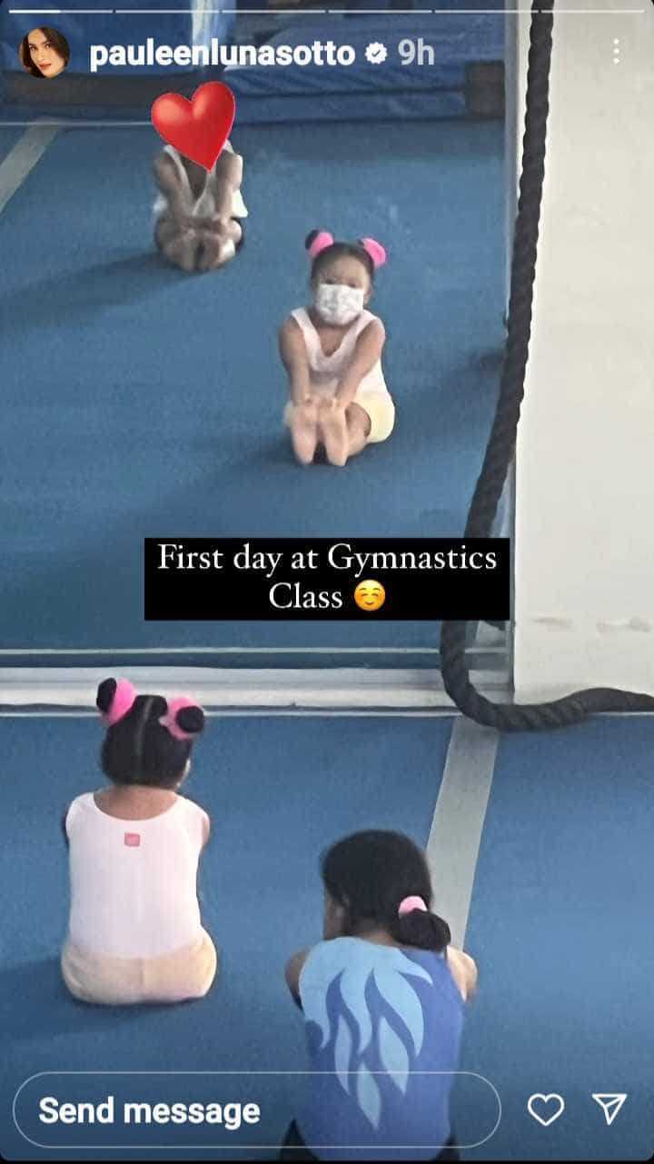 Video of Tali Sotto’s first day at gymnastics class goes viral - KAMI ...