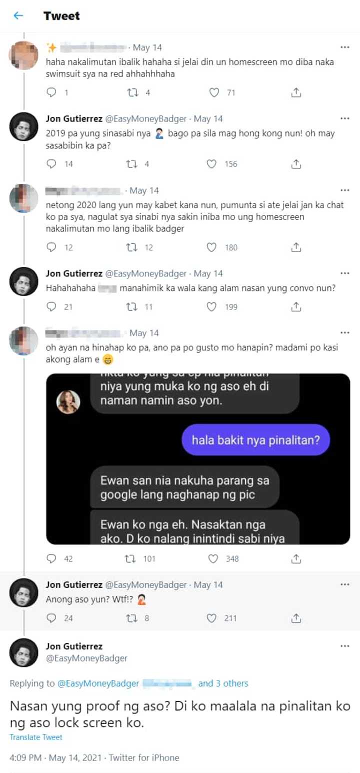 Jon Gutierrez reacts to netizen who posted "proof" that he changed his ...