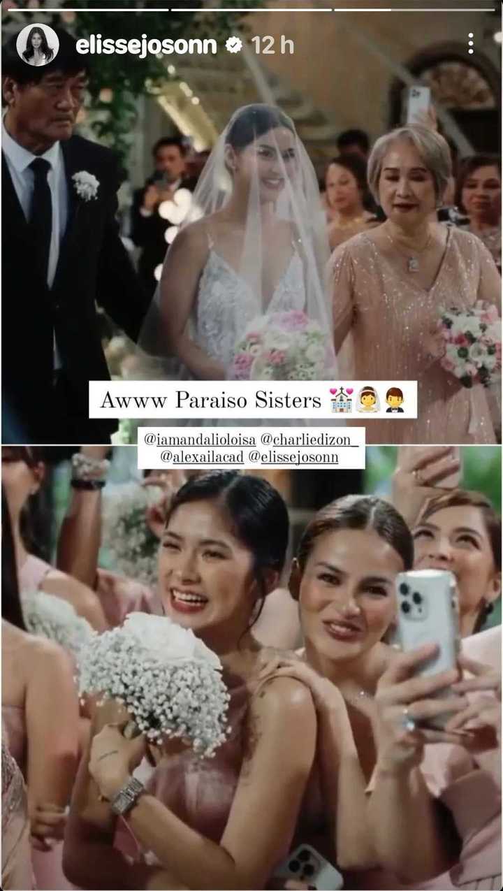 Elisse Joson shares lovely snaps from Carlo Aquino-Charlie Dizon ... Elisse Joson shares lovely snaps from Carlo Aquino-Charlie Dizon ...