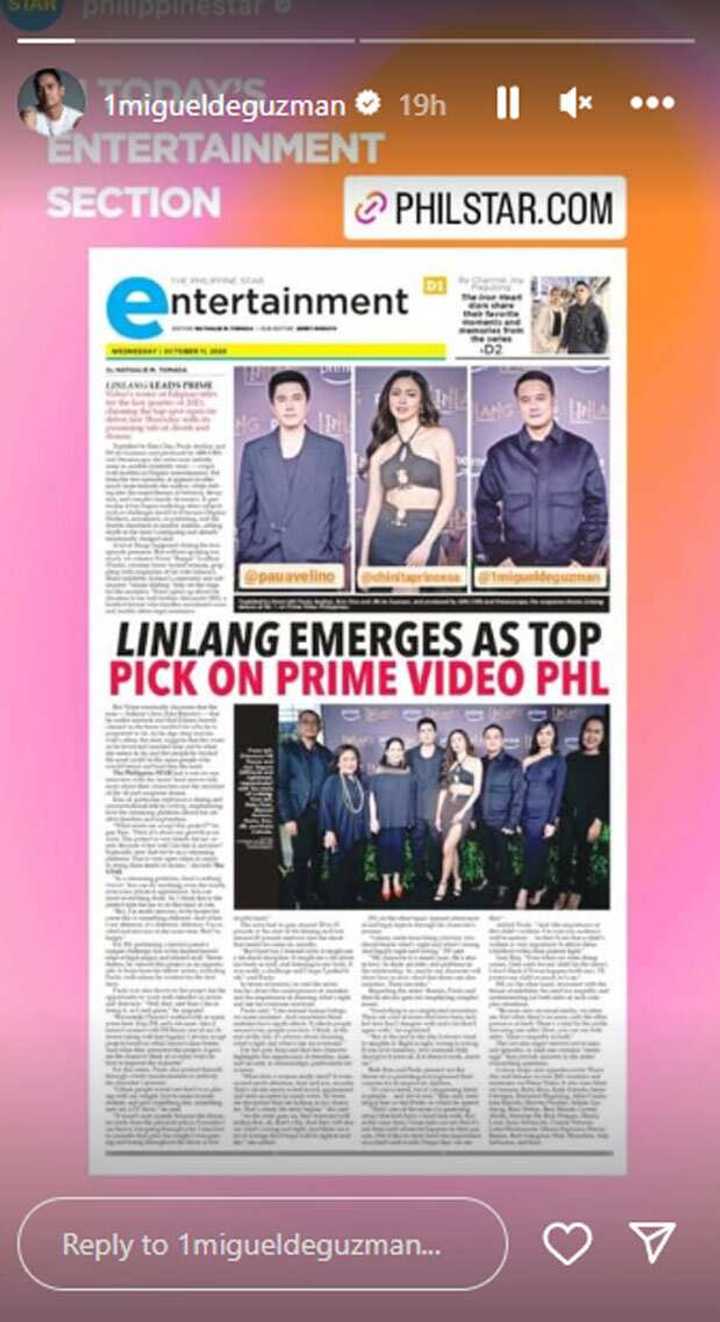 JM De Guzman, ibinida ang pag-top ng "Linlang" sa Prime Video PH - KAMI ...