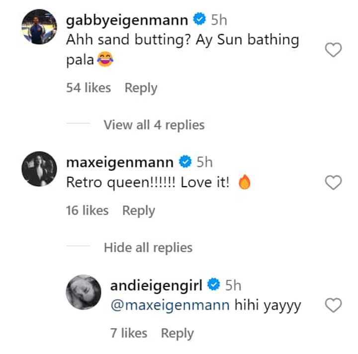 Andi Eigenmann shares stunning swimsuit photos; Gabby, Max Eigenmann ...