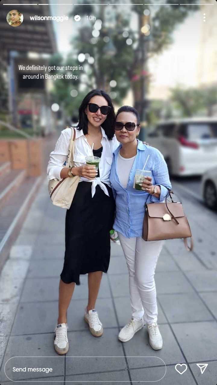 Maggie Wilson, muling nakasama ang kanyang ina: "One of my answered ...