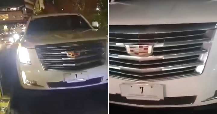 Driver ng SUV na may plakang "7" na dumaan sa bus lane, sumuko na ...