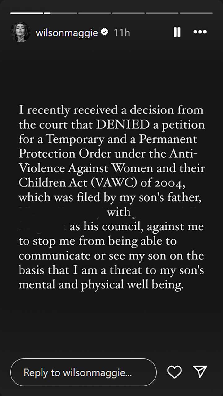 Maggie Wilson, nabuhayan ng loob, pag-asa para sa taong ito: “I'm ...