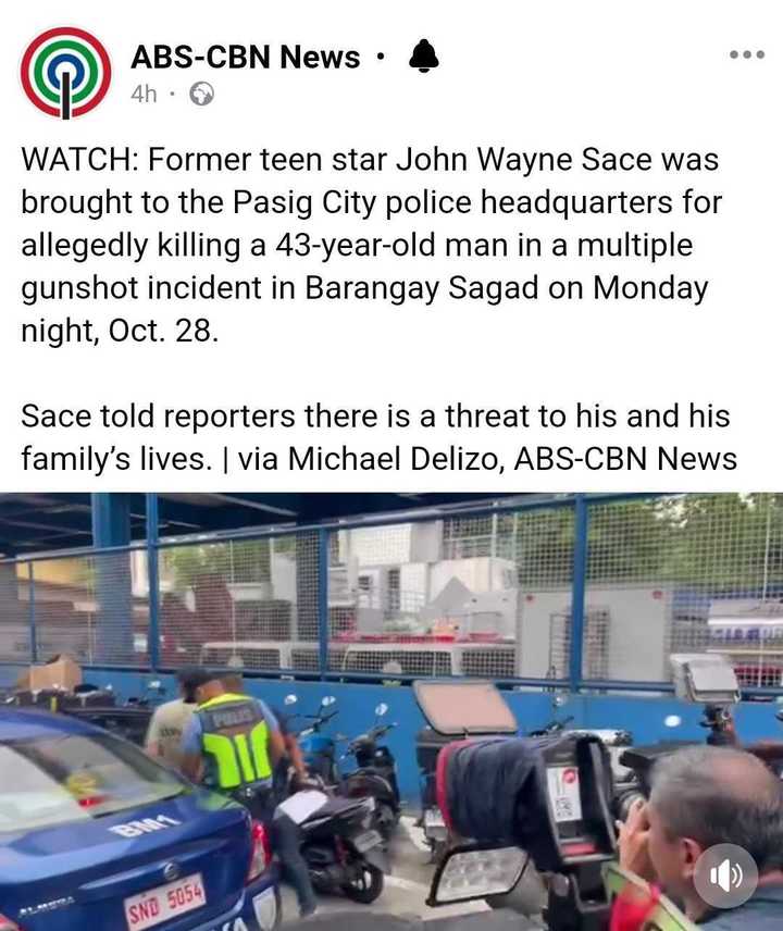 John Wayne Sace, may sinabi sa mga reporters matapos nitong maaresto ...